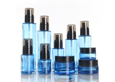 China Impressão de vidro cosmética geada da etiqueta do frasco da bomba 500ml da loção à venda