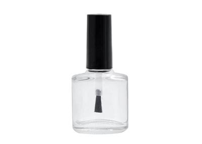China garrafas cosméticas de vidro claras do quadrado 7.5ml para o verniz para as unhas à venda