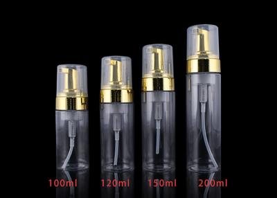 Cina bottiglia della pompa del prodotto disinfettante della mano della schiuma dell'ANIMALE DOMESTICO di 100ml 120ml con la pompa dell'oro in vendita