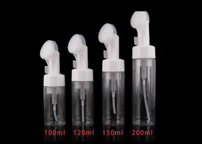 Cina bottiglia trasparente della pompa della schiuma plastica 100ml per i prodotti puliti del fronte in vendita