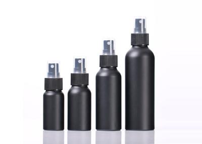 Cina il cosmetico su ordinazione di 30ml 60ml 100ml imbottiglia la bottiglia di alluminio nera dello spruzzo di profumo in vendita