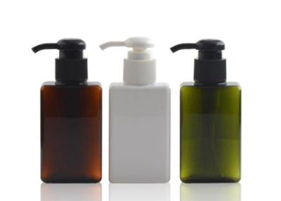 Cina bottiglia dell'animale domestico del quadrato 250ml con la pompa della lozione per l'imballaggio cosmetico in vendita