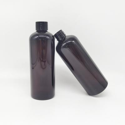 Cina Bottiglie cosmetiche di plastica dell'ANIMALE DOMESTICO ambrato su ordinazione 300ml per toner in vendita