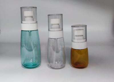 Cina bottiglia di plastica rotonda vuota di 15ml 30ml 50ml con colore su ordinazione dello spruzzatore della pompa in vendita