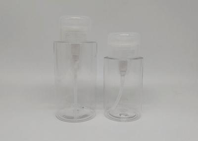 Cina Il cosmetico di plastica dell'olio del chiodo del dispositivo di rimozione del pulitore di trucco imbottiglia 300ml con l'erogatore di pompaggio della stampa in vendita