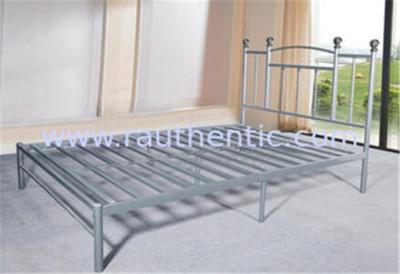 Cina Rivestimento d'argento resistente durevole della polvere della mobilia della camera da letto del metallo della struttura del letto singolo del metallo in vendita