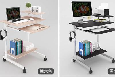 中国 小さいアパートのための二重デッキの独身者コンピュータ テーブルの簡単な現代 販売のため