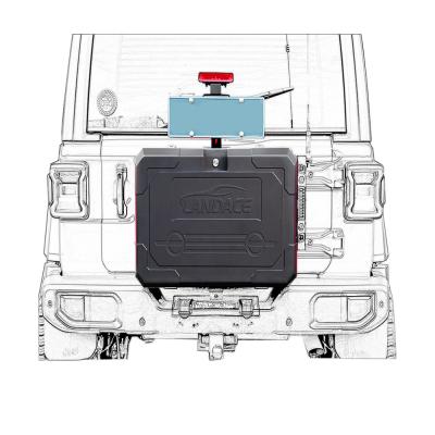 Cina 4x4 Off-road Aluminium Alloy Tail Gate Storage Box progettato per Jeep Wrangler TANK 300 in vendita