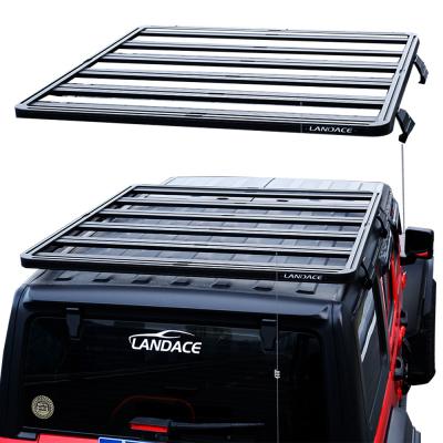 中国 軽量 黒色 4x4 アルミ合金 屋根ラック ジップ ラングラー JL 25kg 容量 販売のため