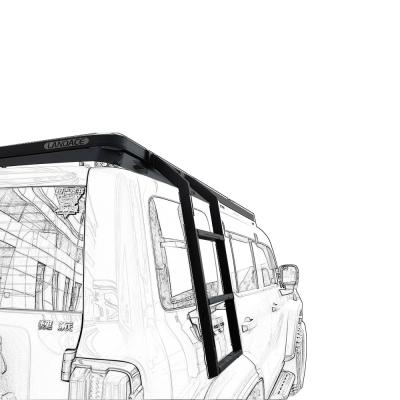 Cina Aggiornare il vostro veicolo 4x4 con serbatoio 300 scala laterale dimensione 840 * 400 * 320mm Facile da installare in vendita