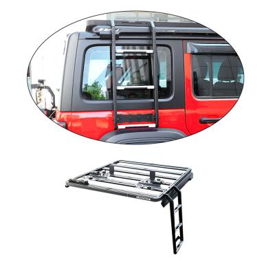 Cina Scala di arrampicata universale in alluminio nero per offroad auto per Jeep Wrangler 4X4 in vendita