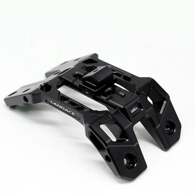 Cina Jeep JL Nero Jeep Leggio di alluminio LED Supporto di luce di guida Supporto di montaggio a pilastro in vendita