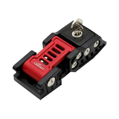 Cina Jeep Wrangler Chiusura cappuccio Serrature Kit con Heavy Duty Legatura di alluminio rosso e nero in vendita
