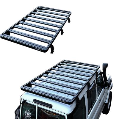 中国 トヨタ LC76 2160x1320x55mmのための高屋根マウントアルミ合金4X4オフロードカーアクセサリー 販売のため