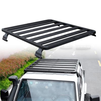 Cina Rack per il tetto di auto TOYOTA LC79 in nero con piattaforma in lega di alluminio in vendita