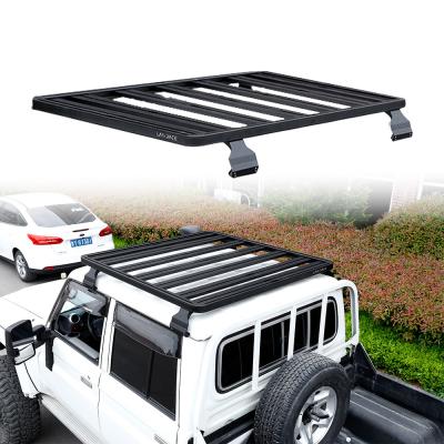 Cina Landace Logo Alluminio Leggio Auto Roof Basket Cargo Carrier per Toyota LC79 Perfect Fit in vendita