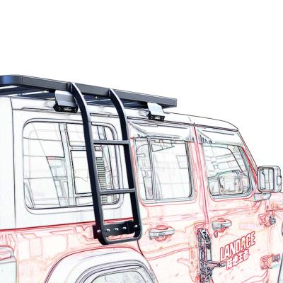 Cina Sport Design Style per Wrangler Unlimited JL Black Side Ladder per il 2018-2023 JL JK in vendita