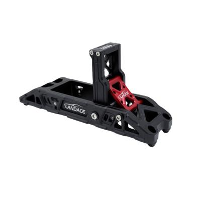 Cina Scala di porta laterale in lega internazionale di alluminio nera per Jeep Wrangler High- Black in vendita
