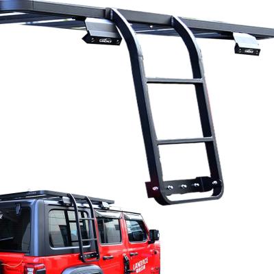 Cina Scatenate la vostra Wrangler JL Potenziale Aluminico Roof Rack Scala per 4x4 Auto in vendita