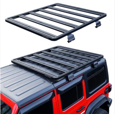 Cina Scaffale per tetto in alluminio per Jeep Wrangler Processo di taglio laser Rivestimento in polvere UV stabile in vendita