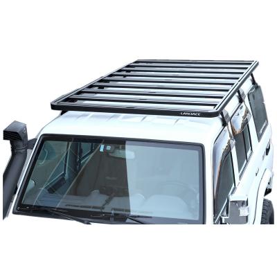 Cina Piattaforma per scaffalature per tetto in alluminio in lega di elettroforesi e rivestimento in polvere per Toyota LC76 in vendita