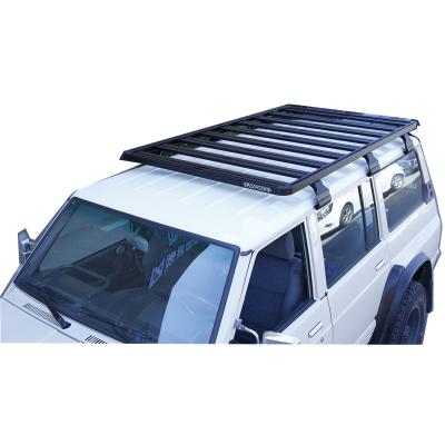 Cina SUV Car Bar 4x4 Universal Steel Aluminum Black Box Rack per il tetto per Y60 in vendita