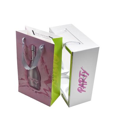 Китай Конструкция для хранения двух бутылок для винного виски и бумажной коробки для шампанского продается