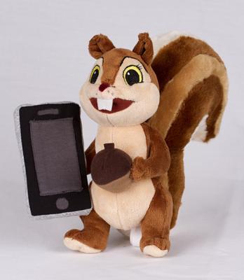 Cina Giocattolo con Iphone, materiale della peluche di Fox farcito morbidezza divertente del poliestere in vendita