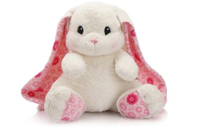 China o luxuoso do coelho de 28CM encheu os coelhos grandes brancos da orelha dos bichos de pelúcia do bebê das bonecas à venda