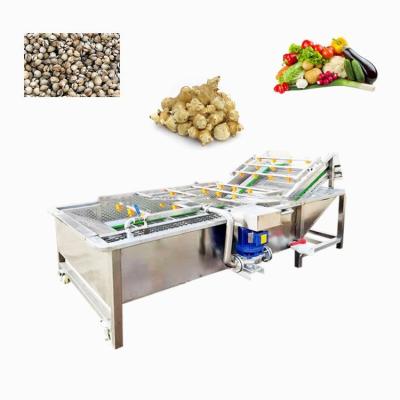Air Bubble Industrial Fruit And Vegetable Washing Machine 220/380v
