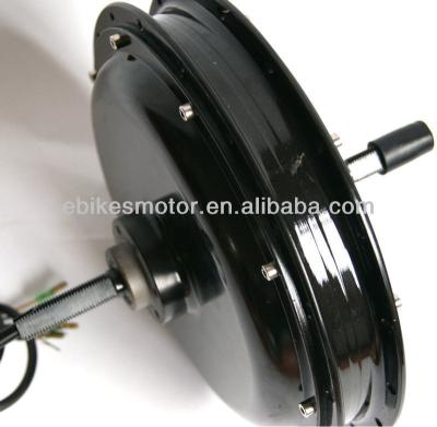 China Brushless gearless motor for 48V 1500W kit bicycle wheels 20 inch for sale