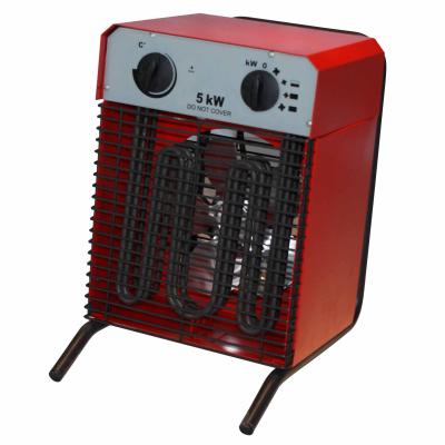 China Forma industrial del cuadrado del calentador de fan 5KW en venta