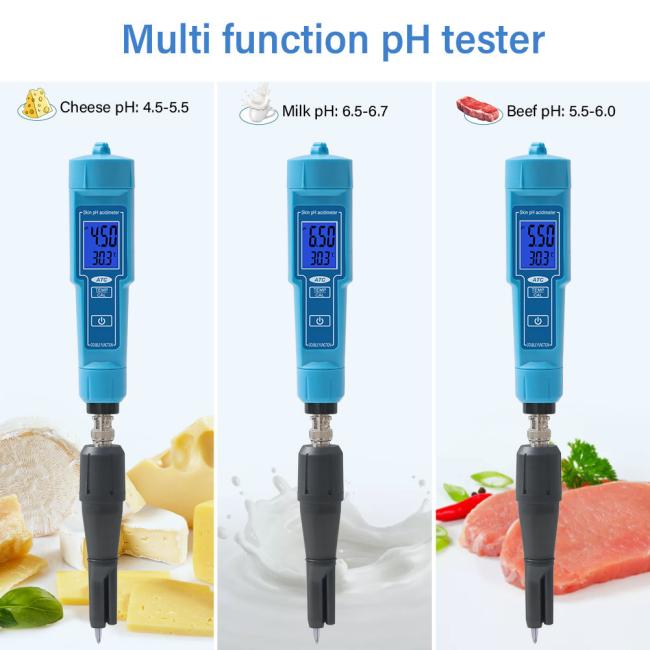 Automatic pH meter packaging