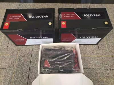 LTO 12V 75Ah Portable Lithium Titanate Battery Pack With BMS For RV / Caravan /