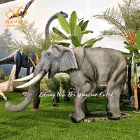 Quality Custom 3D Animal Models Realistic Animatronic Elephant For Exhibition for sale