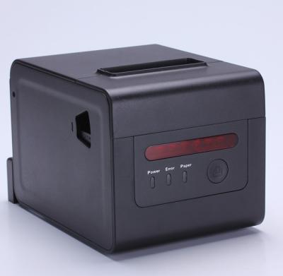 Cina Black and White Receipt Printer 80mm POS Thermal USB Lan Ports Printer for Supermarket Bill and Kitchen Printing in vendita