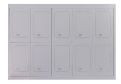 Cina Intarsio 890 di frequenza ultraelevata RFID dell'ANIMALE DOMESTICO - 960Mhz ha personalizzato il colore bianco per abito al minuto in vendita