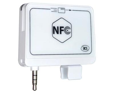 Cina Mini peso leggero bianco senza contatto di colore di NFC del lettore di schede del portatile RFID in vendita