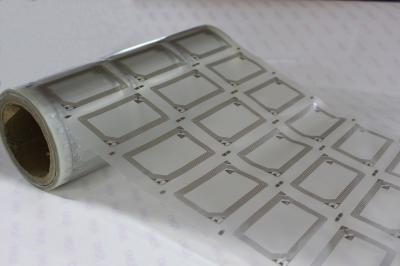 Cina Intarsio asciutto senza contatto di RFID 13,56 megahertz di colore trasparente per la logistica in vendita