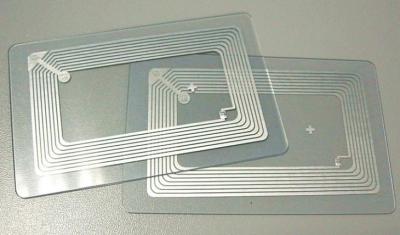 Cina Cr80 materiale classico asciutto scrivibile leggibile su ordinazione di Smart Card dello strato dell'intarsio di HF Rfid per la gestione di Logicstic in vendita