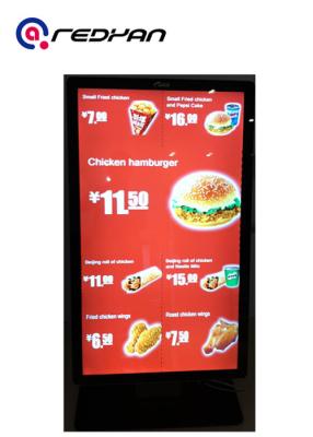 Cina Contrassegno elettronico per il ristorante rapido di servizio, OS di Digital del bordo del menu di Android in vendita