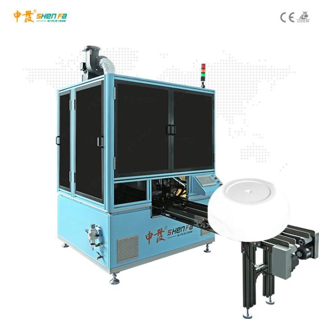 Single Color Automatic Jars Screen Printing Machine front view