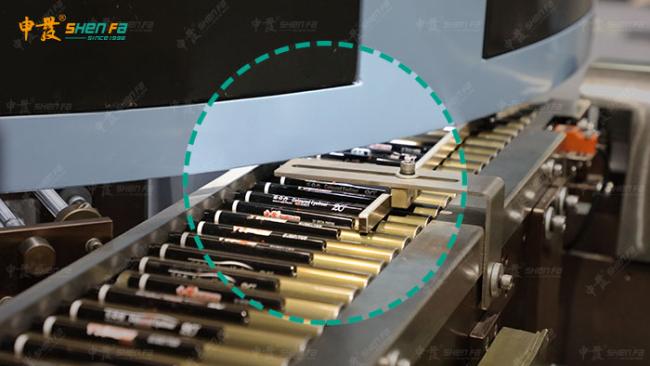 Auto 2 Colors Servo Barrels Screen Printing Machine - Close-up View