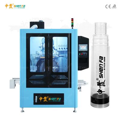 China Automatische zweifarbige Siebdruckmaschine für Kosmetikfässer zu verkaufen