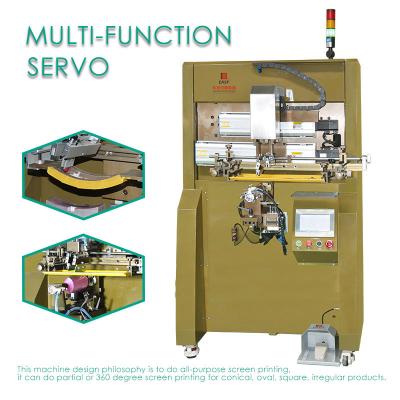 China Máquina de serigrafía servo semiautomática para botellas y tubos en venta