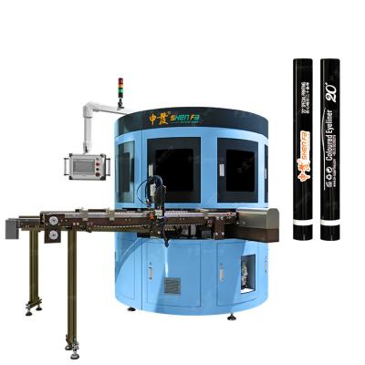 China Máquina automática de servoescritura de 2 colores para barriles en venta