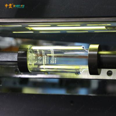 China 3 Farbautomatische Siebdruck-Maschine 380v für transparente Flasche zu verkaufen