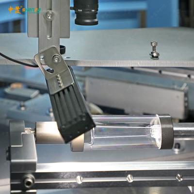 China 3 Farbautomatische Siebdruck-Maschine 380v für transparente Flasche zu verkaufen