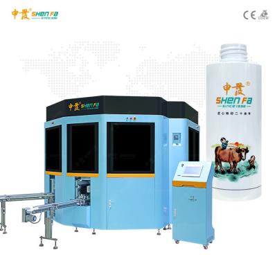 Chine Full Servo 4 Color Screen Printing Machine For Round Bottle à vendre