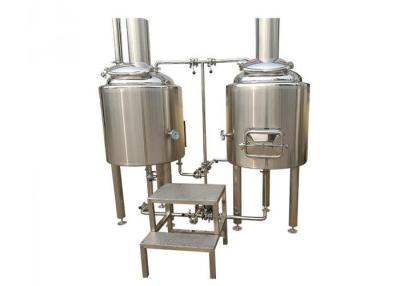 Cina micro 50L che fa il bollitore commerciale di miscela dell'acciaio inossidabile dei sistemi 304 per la birra del mestiere in vendita
